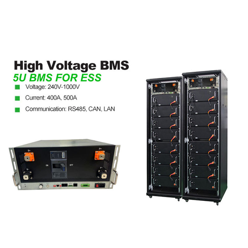 ระบบจัดการแบตเตอรี่ GCE ความดันสูง BMS 5U สําหรับแบตเตอรี่ BESS UPS