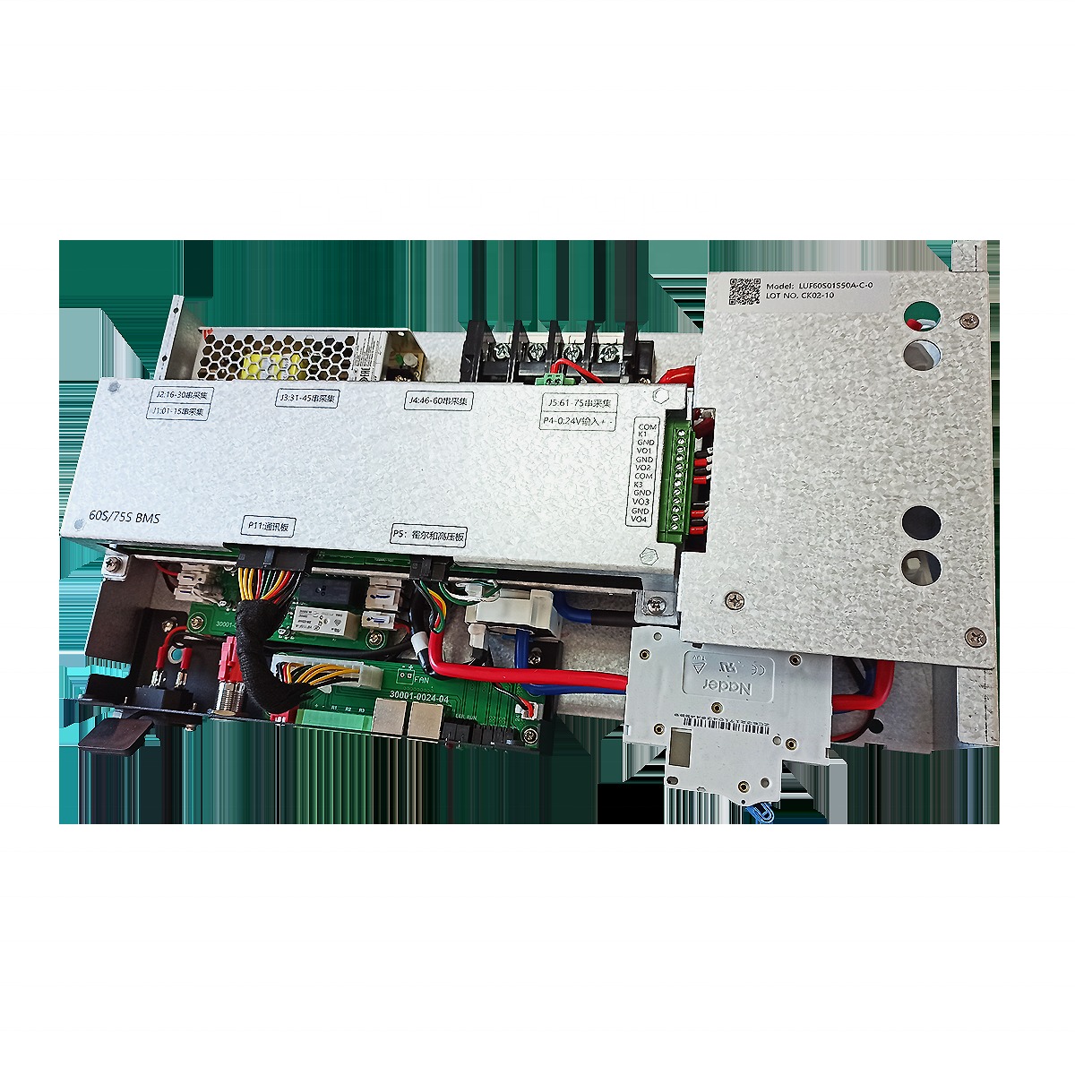 60S 192V LiFePO4 BMS 50A พร้อม RS485 CAN Passive Balance